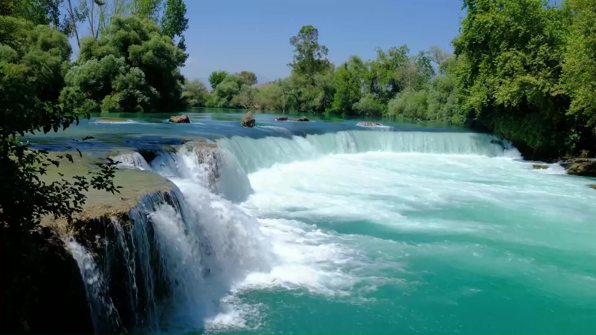 Flow Manavgat Waterfall Live Wallpaper - WallpaperWaifu