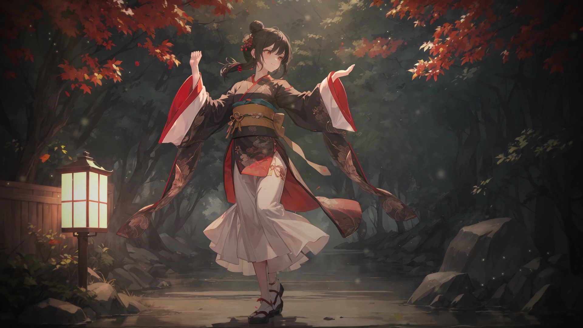 Priestess of the Forest Live Wallpaper - WallpaperWaifu