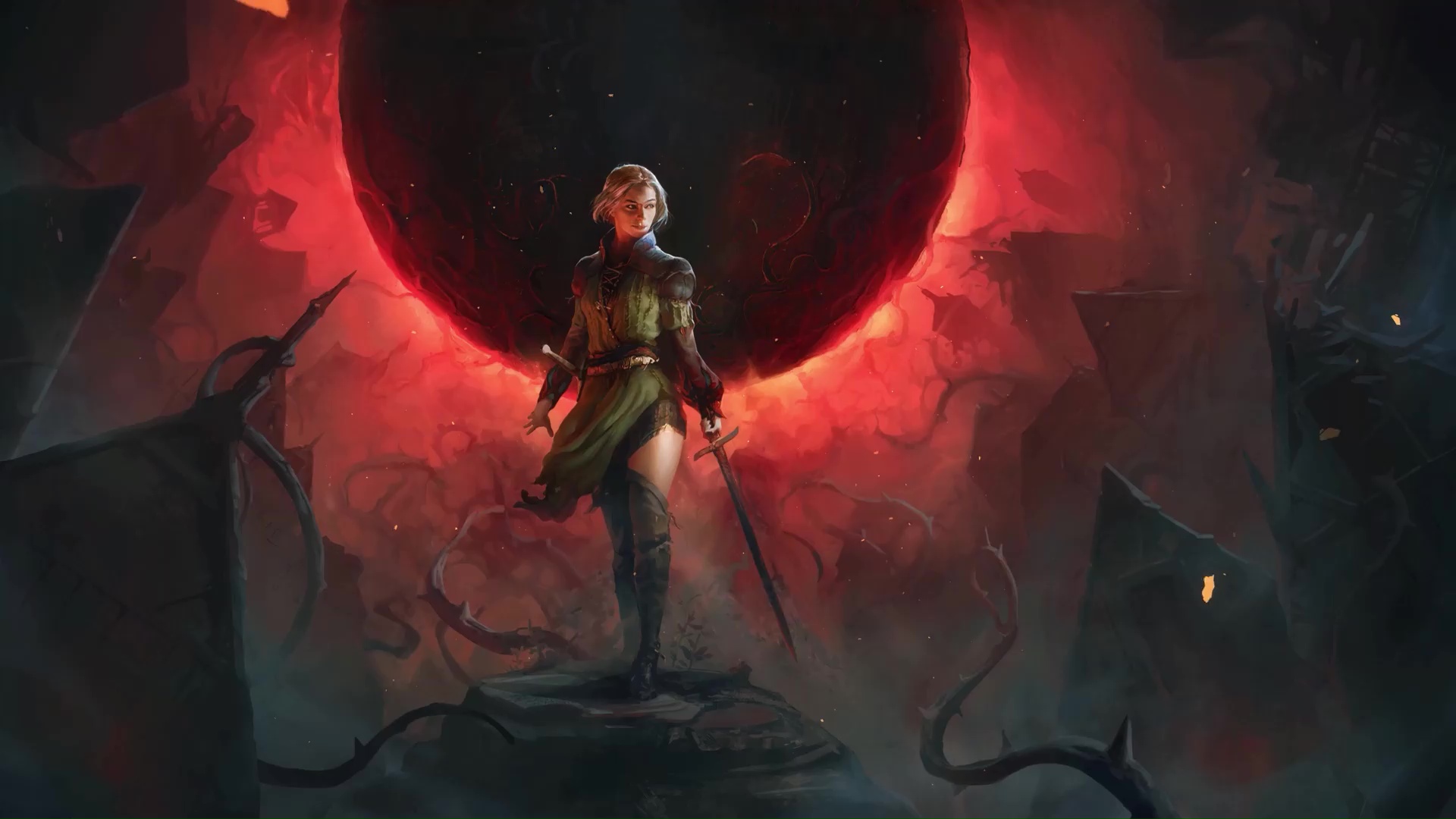 The Black Sun Gwent: The Witcher Card Game Live Wallpaper - WallpaperWaifu