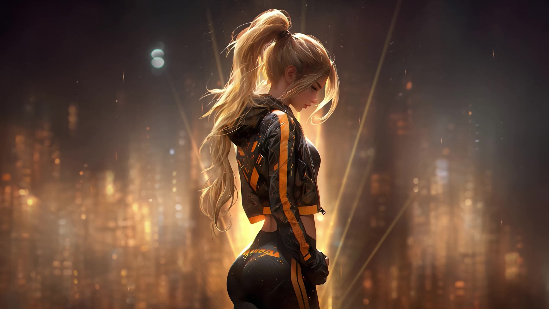 Fitness Girl Live Wallpaper - WallpaperWaifu