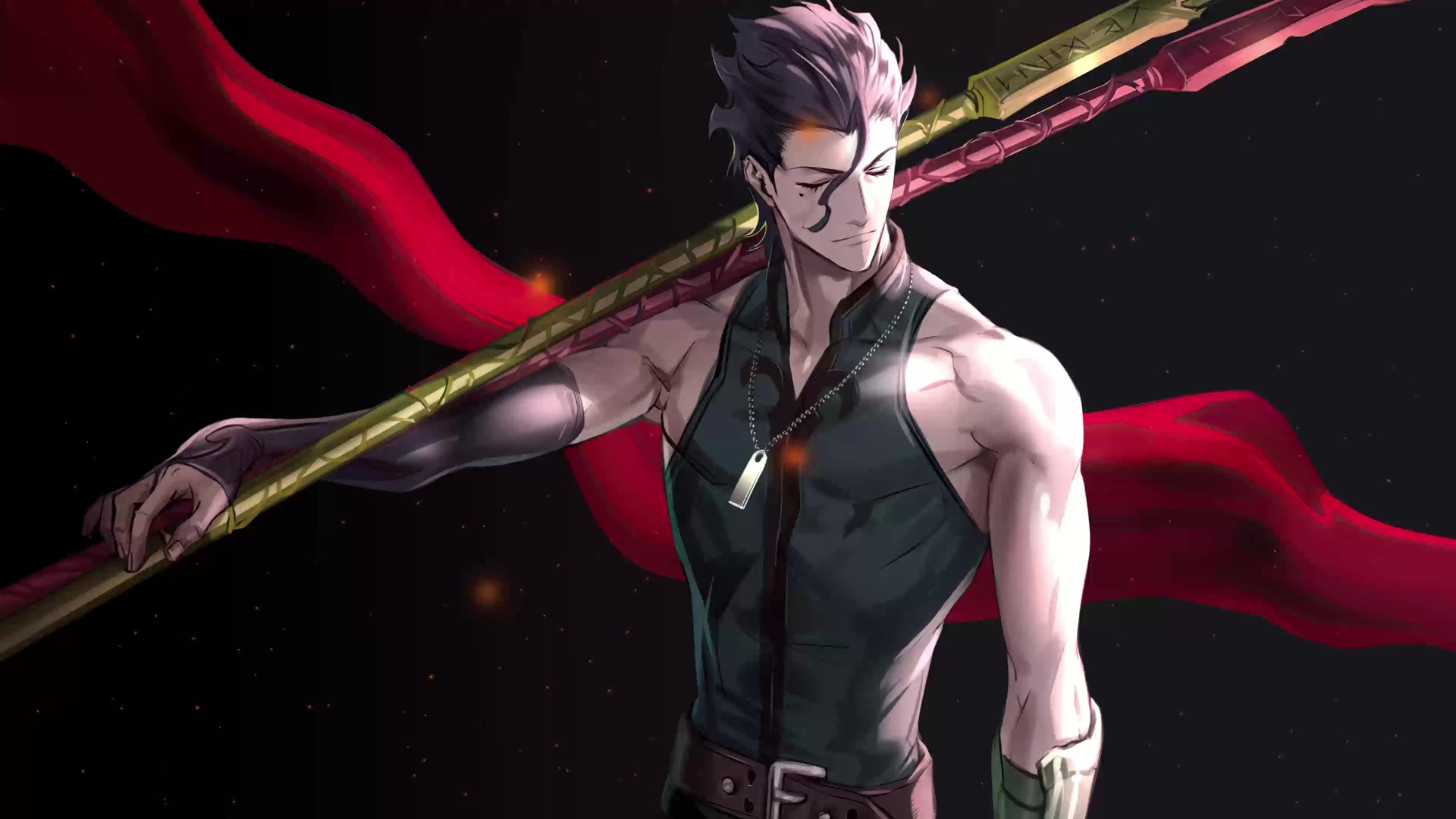 Lancer Fate/Zero Live Wallpaper - WallpaperWaifu