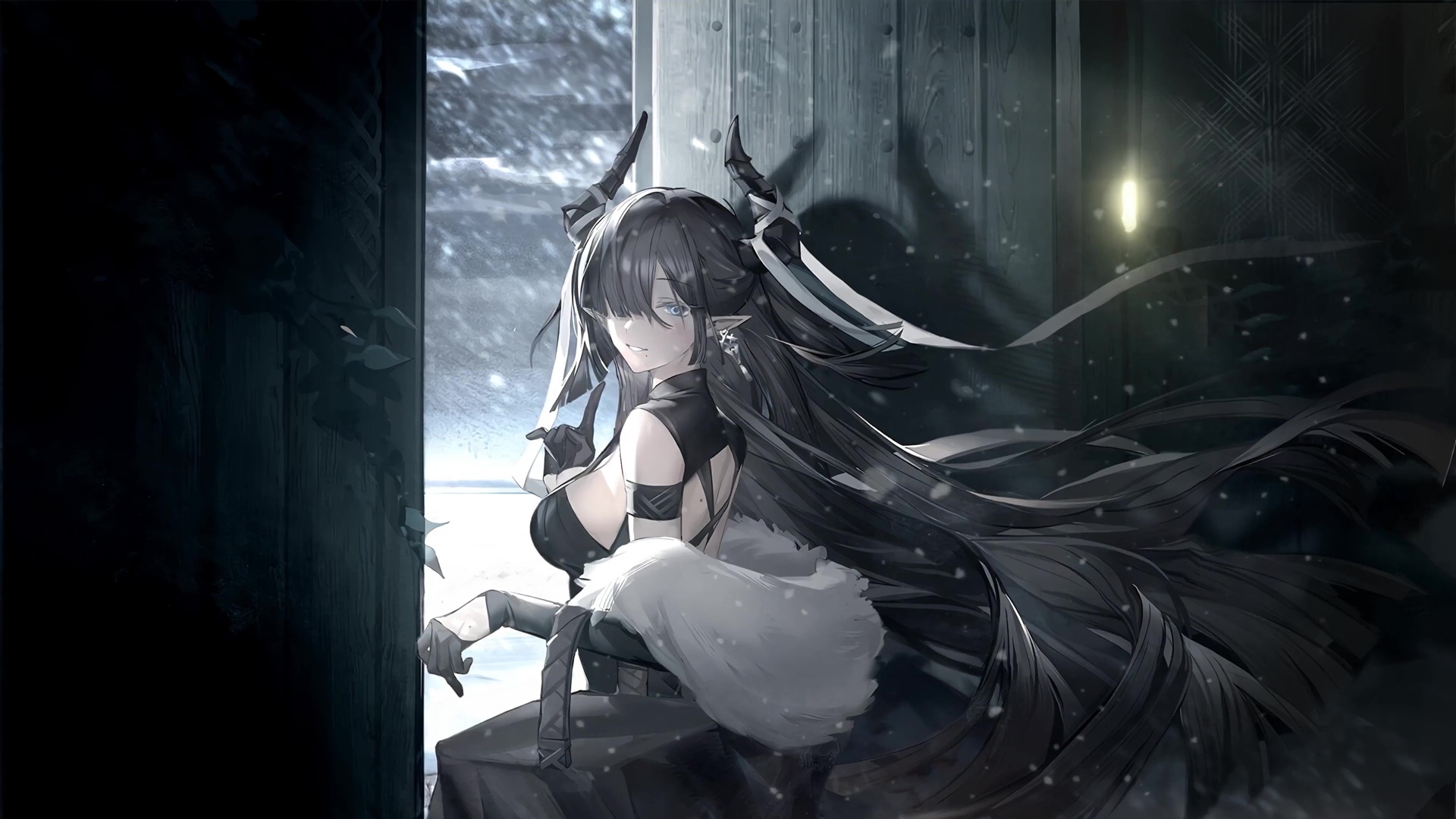 Sarkaz Lady Midnight Reverie Arknights Live Wallpaper - WallpaperWaifu