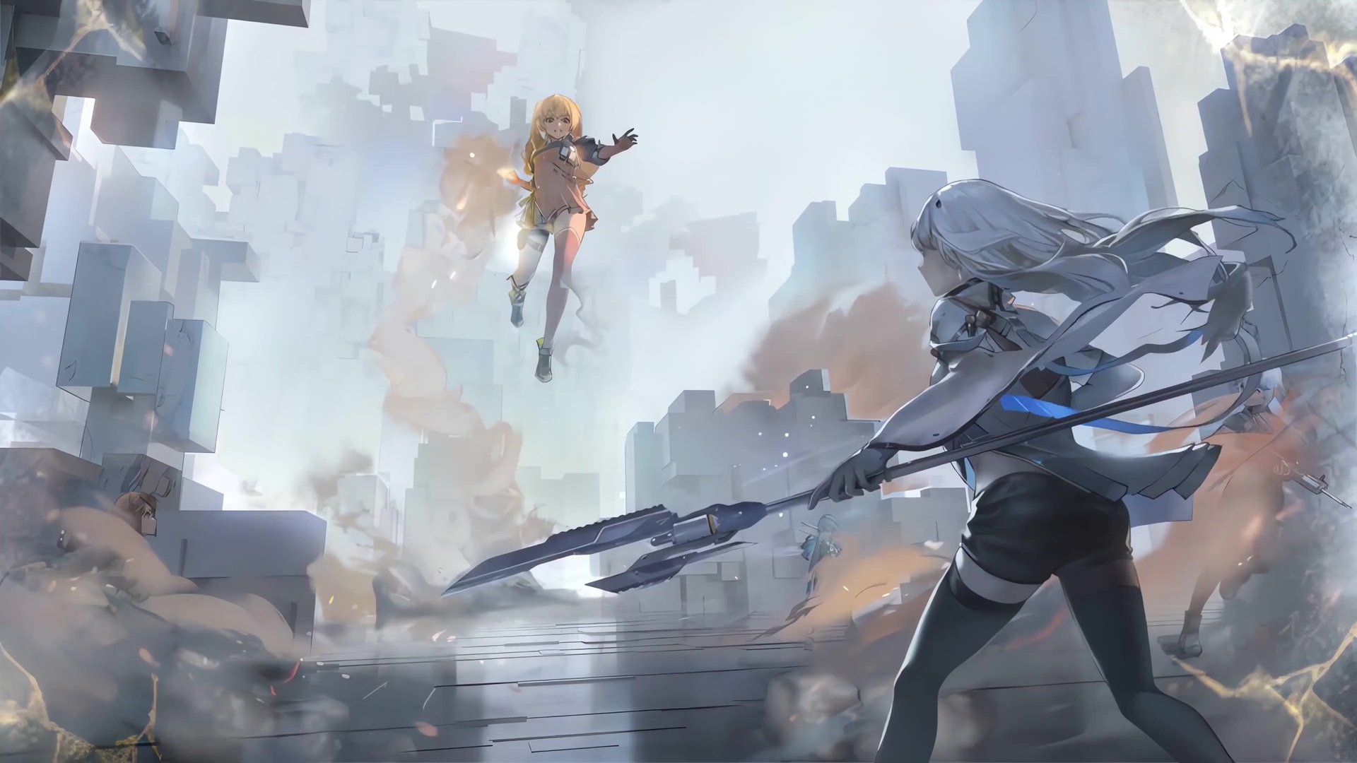 Fenny vs Lyfe Fight Snowbreak: Containment Zone Live Wallpaper ...