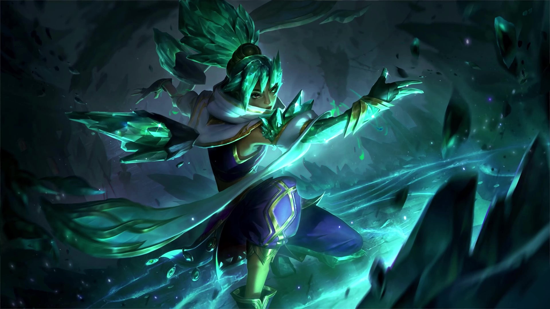 Crystalis Motus Taliyah League of Legends Live Wallpaper - WallpaperWaifu
