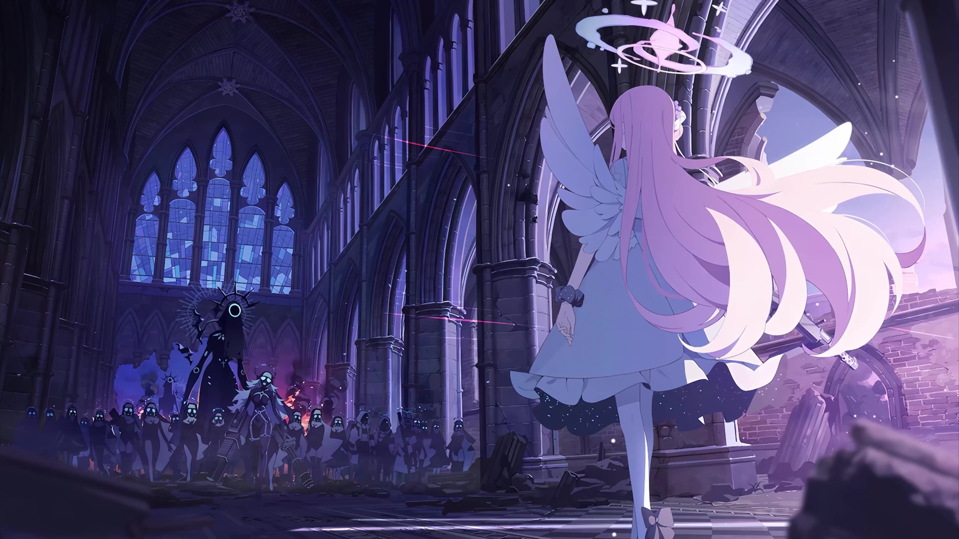 Misono Mika Fighting Blue Archive Live Wallpaper - WallpaperWaifu