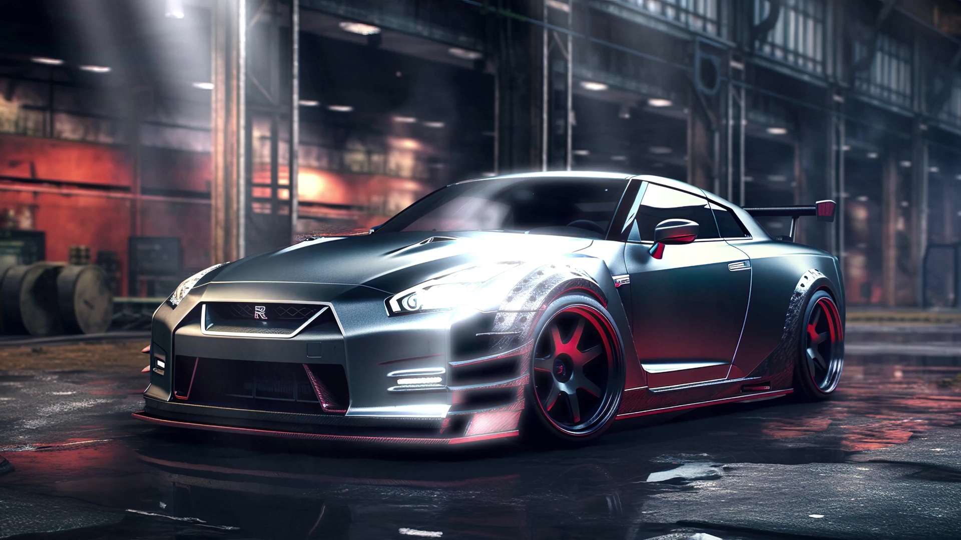 Nissan GT-R Garage Live Wallpaper - WallpaperWaifu