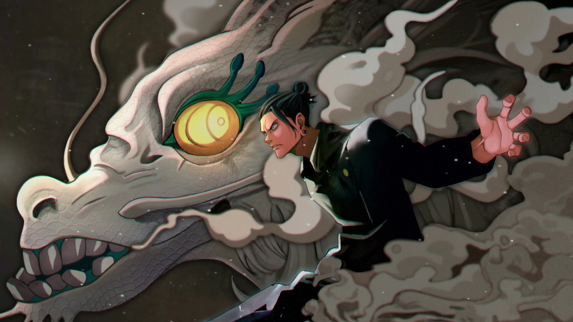 Suguru Geto with Rainbow Dragon Jujutsu Kaisen Live Wallpaper ...