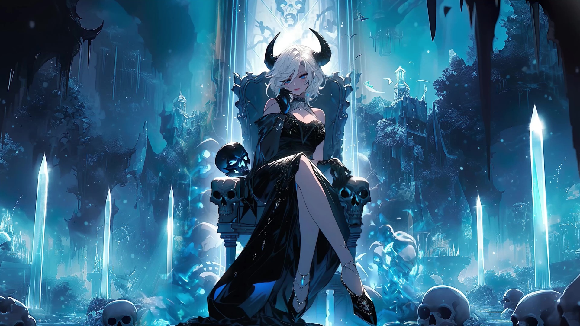 Furina Throne Genshin Impact Live Wallpaper - WallpaperWaifu