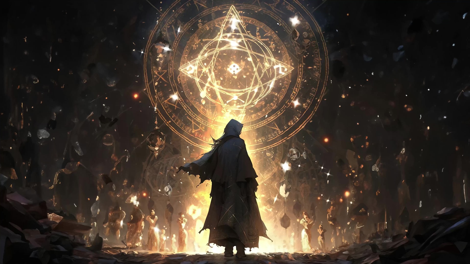 Ritual Circle Live Wallpaper - WallpaperWaifu