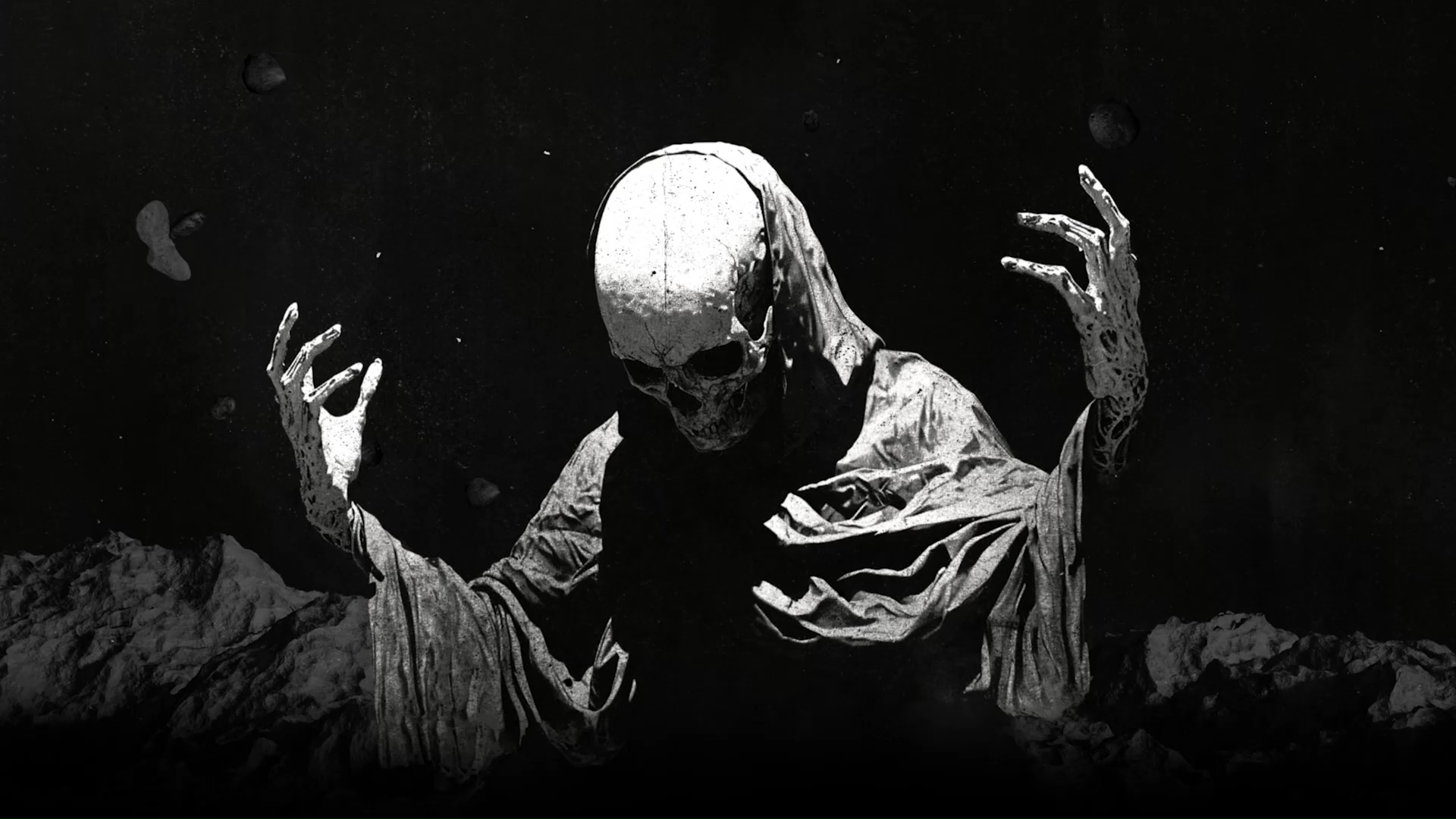 Dark Magic Skull Live Wallpaper - WallpaperWaifu