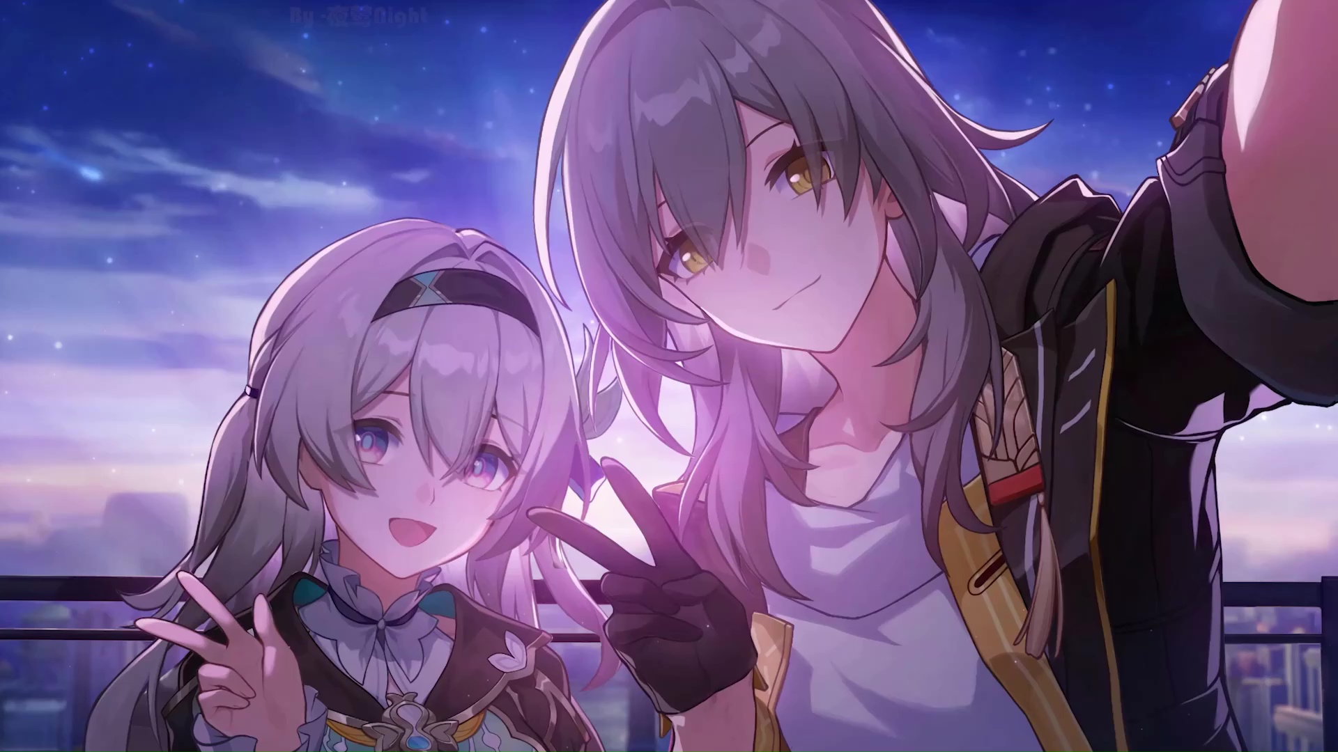 Firefly and Stelle Honkai: Star Rail Live Wallpaper - WallpaperWaifu