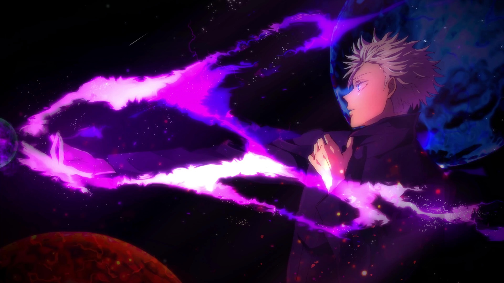 Gojo Hollow Purple Jujutsu Kaisen Live Wallpaper - WallpaperWaifu