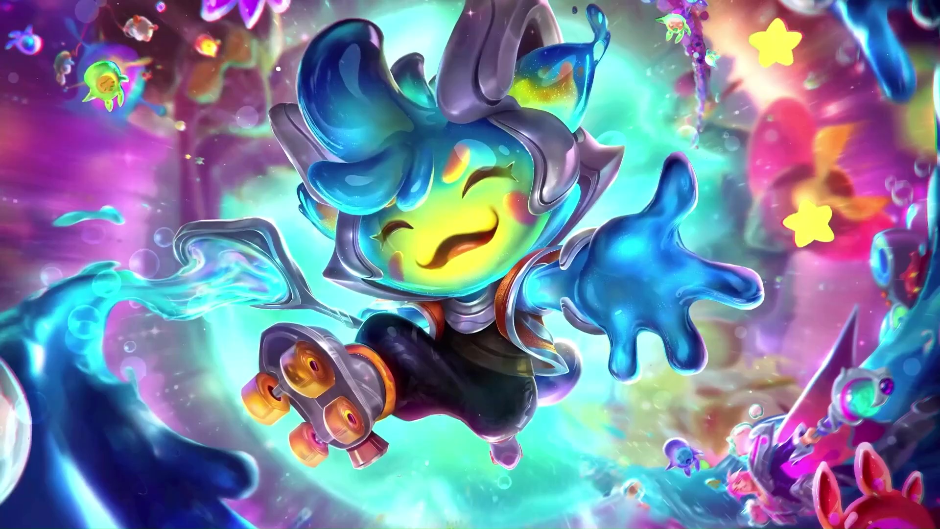 Space Groove Teemo League of Legends Live Wallpaper - WallpaperWaifu